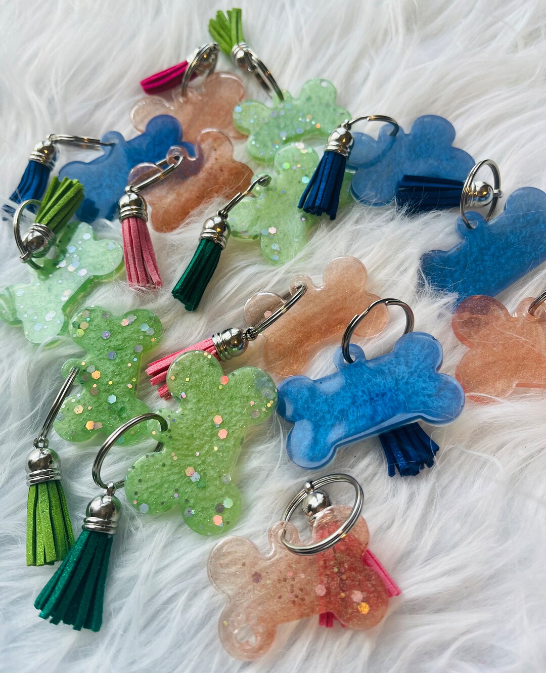 Bone Shaped Key Chains, Dog Tags - Etsy