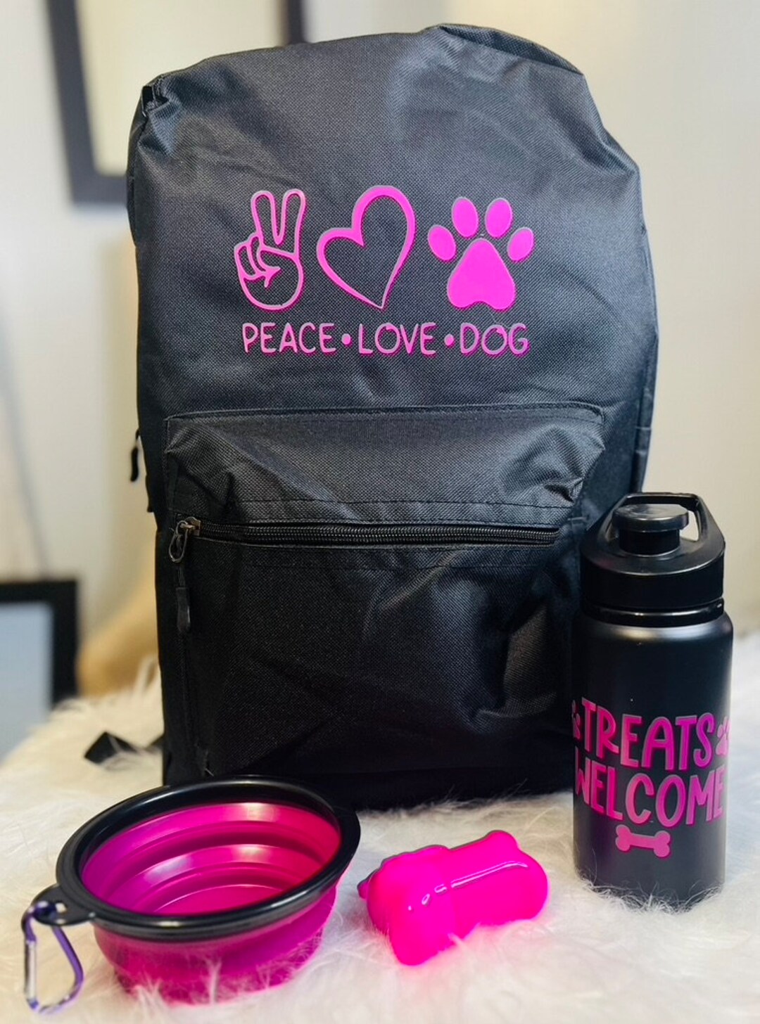 Dog Travel Kit, Dog Park Kit, Dog Daycare Kit, Dog Bookbag Kit - Etsy