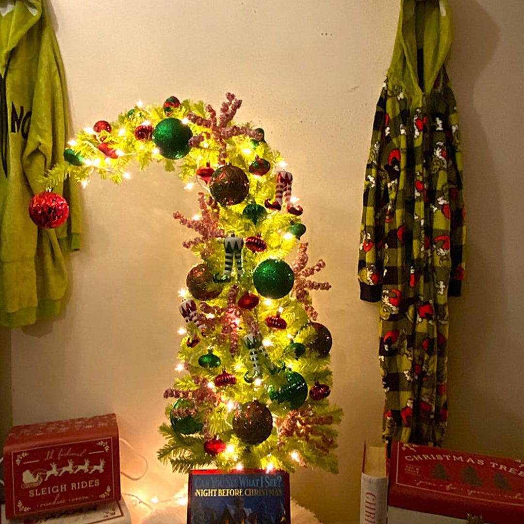 Grinch Artificial Christmas Tree 5ft Unlit Whoville Christmas Tree. - Etsy