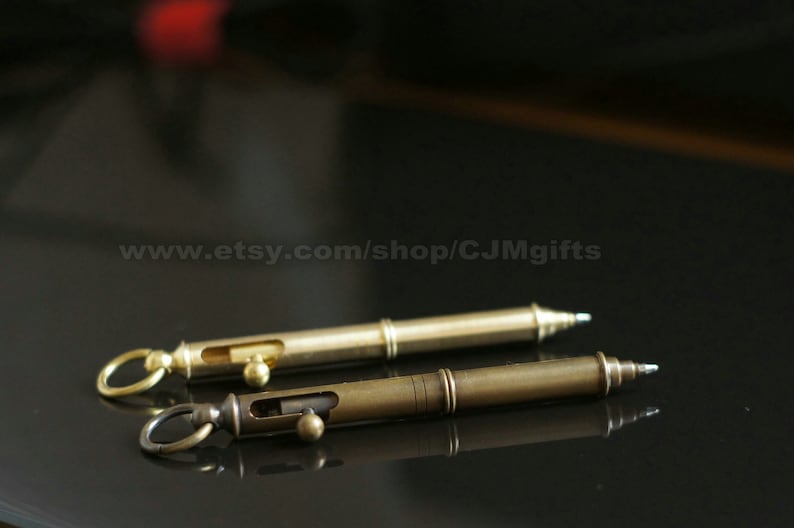 Mini Brass Bolt Pen, Brass Ballpoint Pen, Antique Barss Pen, Bass Edc ...