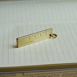 Mini Brass Ruler, Solid Brass Ruler, Mini Ruler, 2inches Ruler, Brass ...