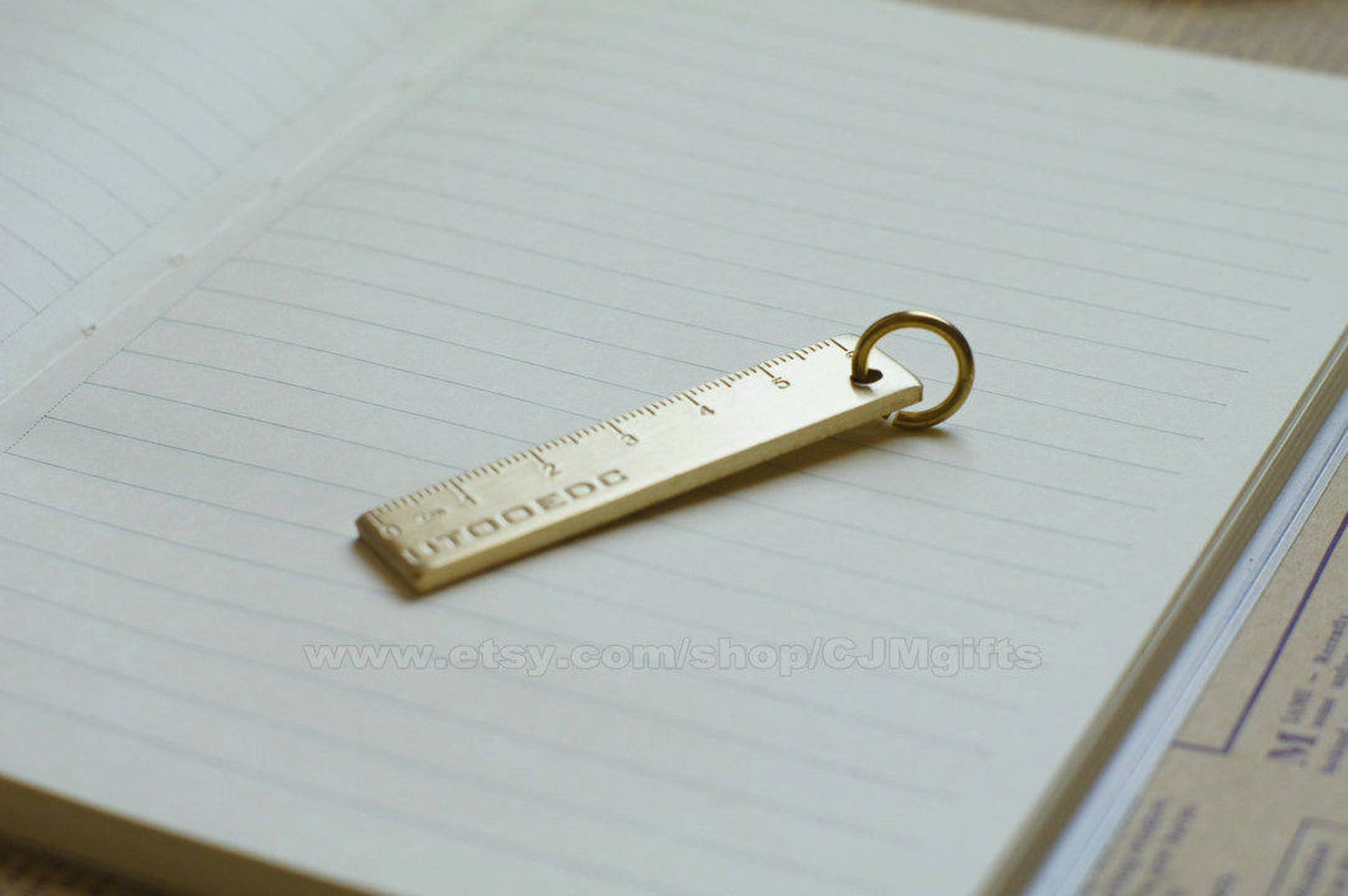 Mini Brass Ruler Solid Brass Ruler Mini Ruler 2inches - Etsy