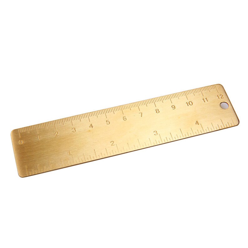 Brass ruler solid brass ruler | Etsy