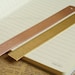 15cm Brass Ruler, Solid Brass Ruler, 6inches Copper Ruler, Solid Copper ...