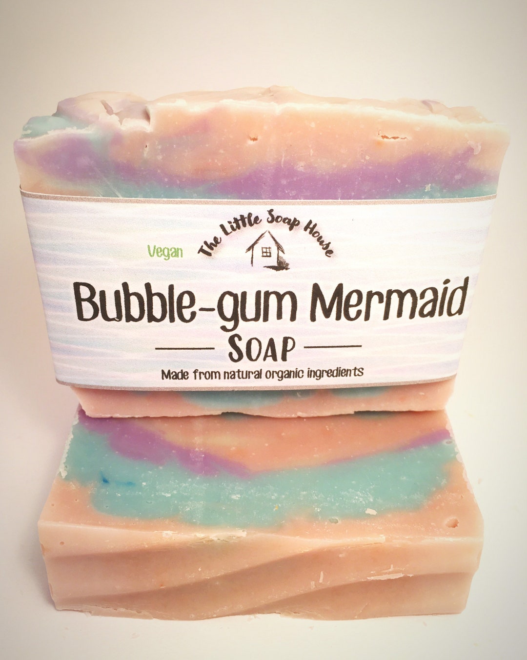 Bubble-gum Mermaid Moisturising Natural Soap / Homemade Bubblegum Soap ...