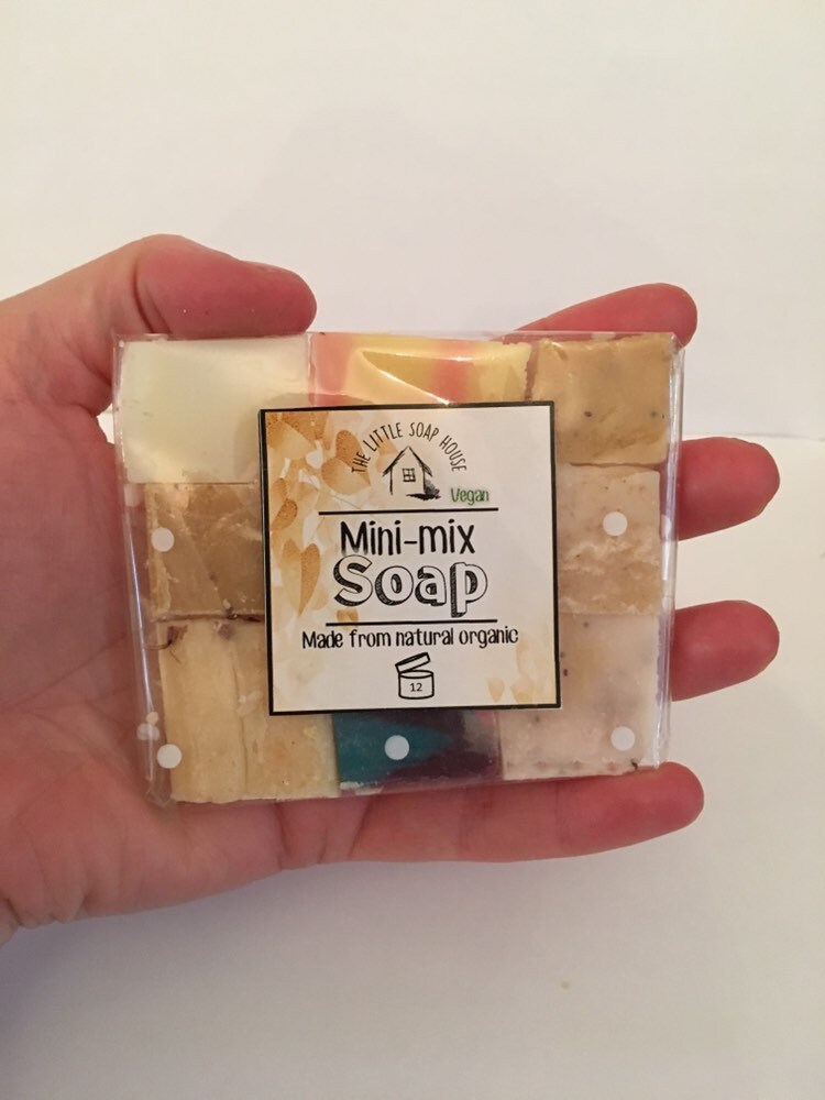 Mini Soap Sachets Gifts pack of 5 Organic Soap Pieces - Etsy UK