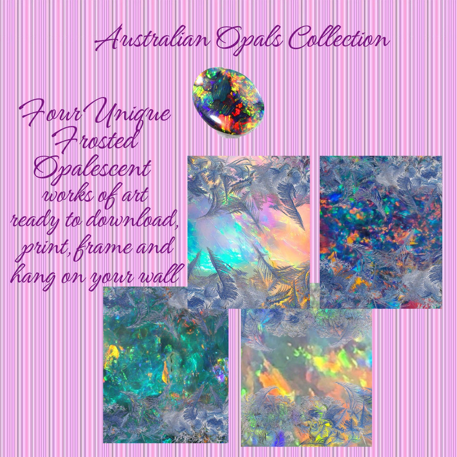 Australian Opals Wall Art - Etsy