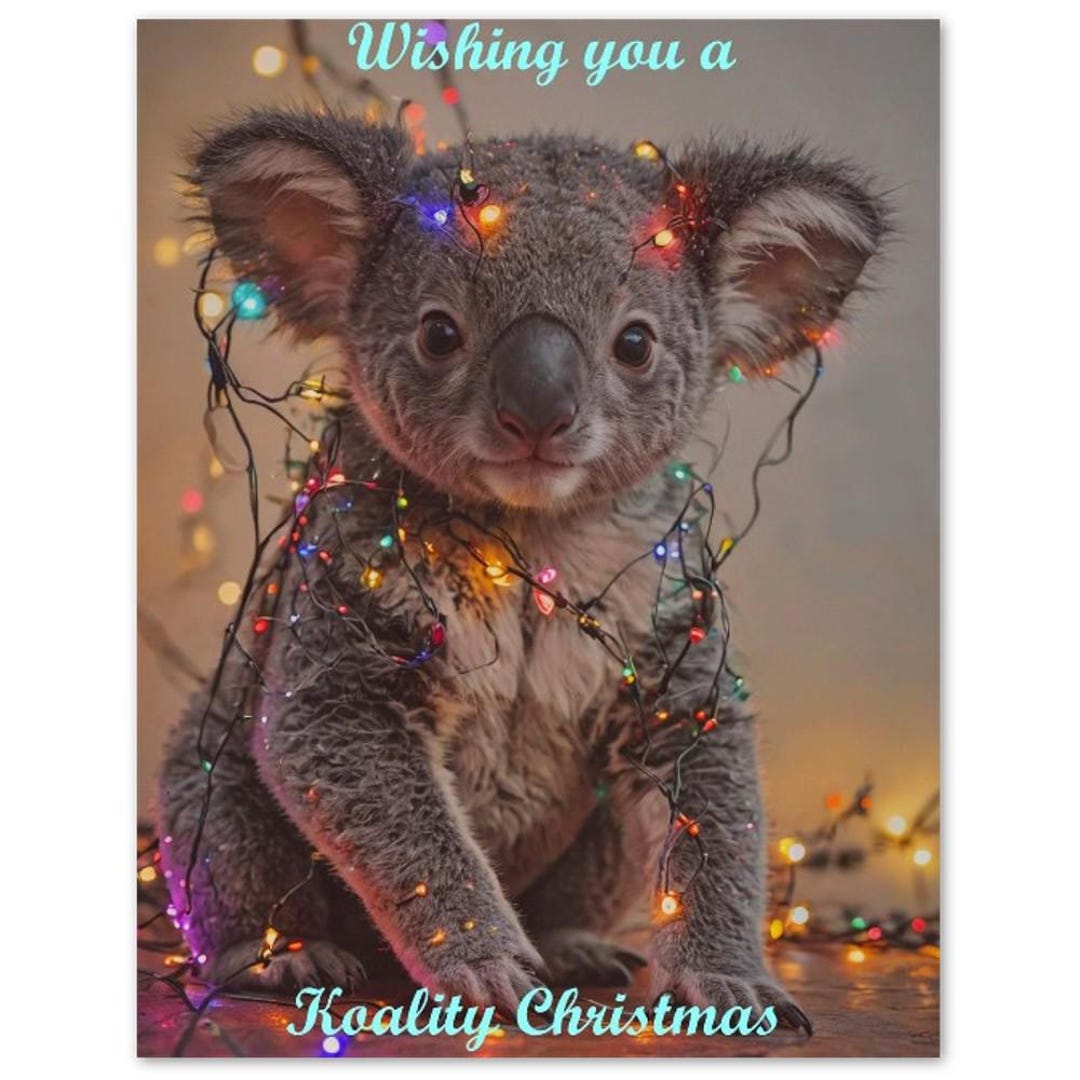 Koality Christmas Cards-pack of 10 Greeting Cards - Etsy