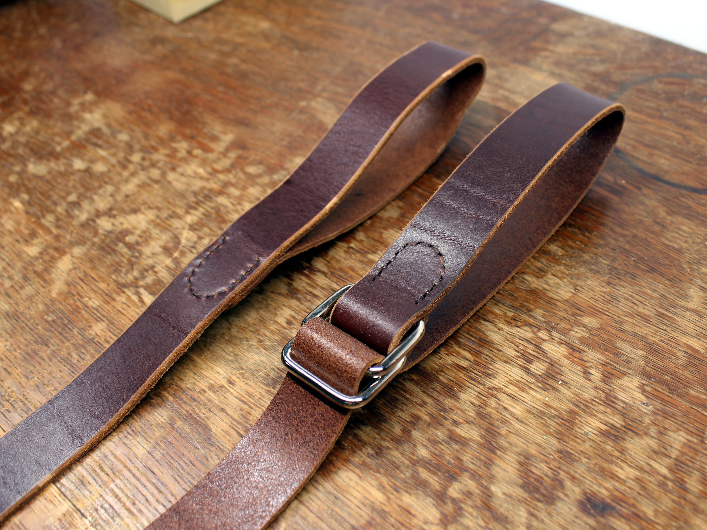 Book Strap Carrier Leather Book Belt Nickel Hardware Loop | Etsy