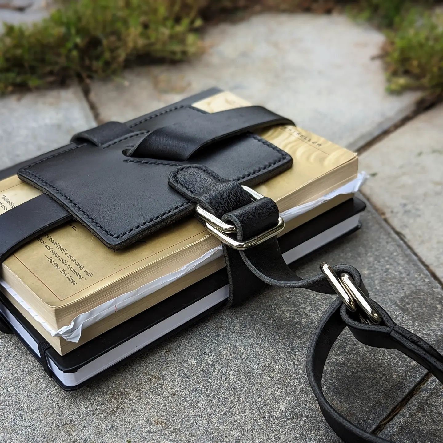 Leather Book Strap the Shelley Traveller Book Strap With Adjustable ...