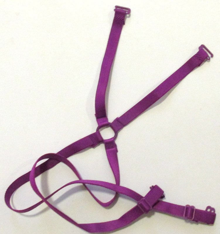 Purple Stretch X Racer Bra Straps. Stretchy Adjustable & Removable ...
