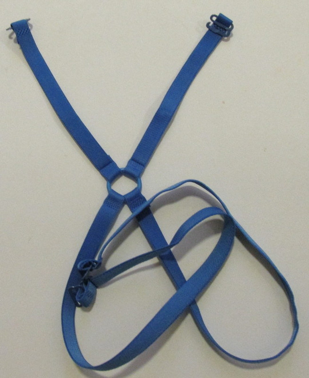 Navy Blue X Racer Bra Straps. Stretchy Adjustable & Removable. Will Not ...