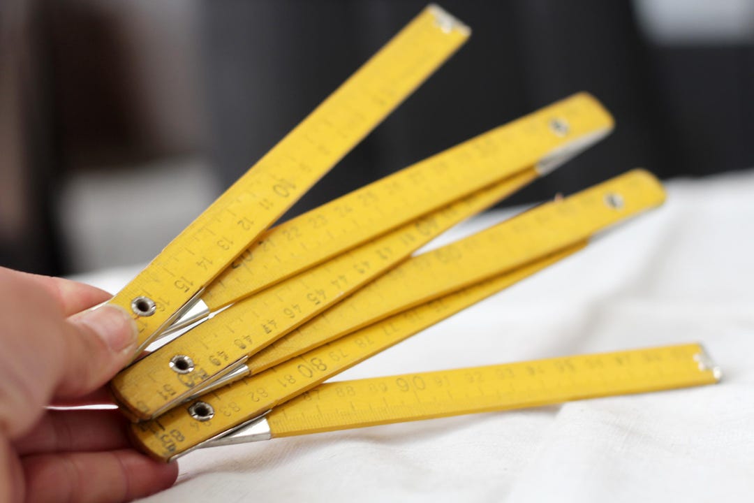Carpenter Wooden Folding Ruler, Folding Meter - Etsy