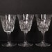 Vintage Cut Wine Glasses Set of 3 Stemware - Etsy