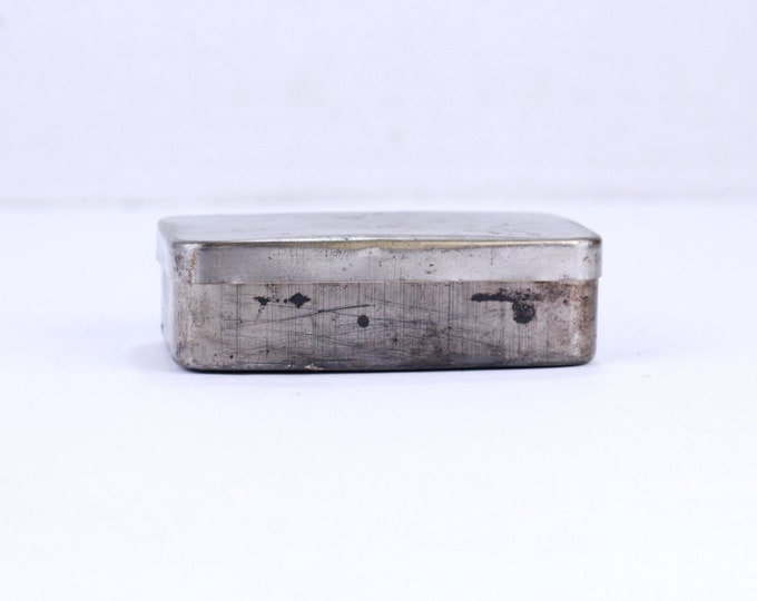 Medical Metal Box, Vintage Sterilizer Box for Syringe, Metal Container ...