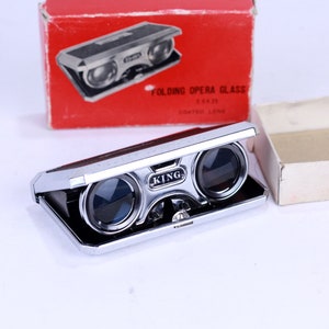 Vintage Folding Opera Glasses, 2.5 X 60 Japan Binoculars in Original ...