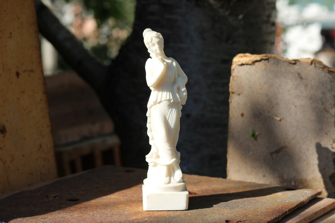 Vintage Alabaster Persephone Figurine: Greek Goddess Statue - Etsy