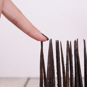 17th Century Flax Heckle, Hand Wool Comb, Teasel, Wooden Body With ...