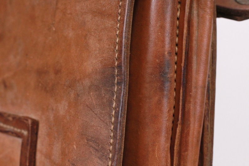 Vintage WW2 Soviet Leather Messenger Bag, Military Map Case - Etsy