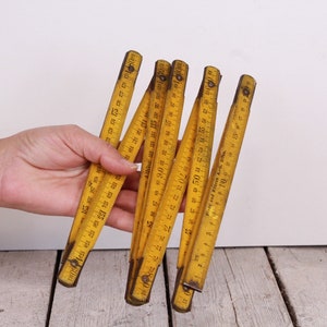 Carpenter Wooden Folding Ruler, Folding Meter - Etsy