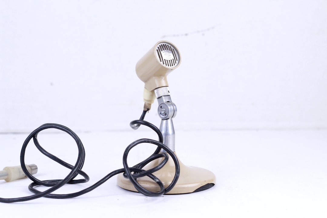 Vintage Ribbon Microphone, Oktava MD-44 Desk Microphone, Soviet Studio ...