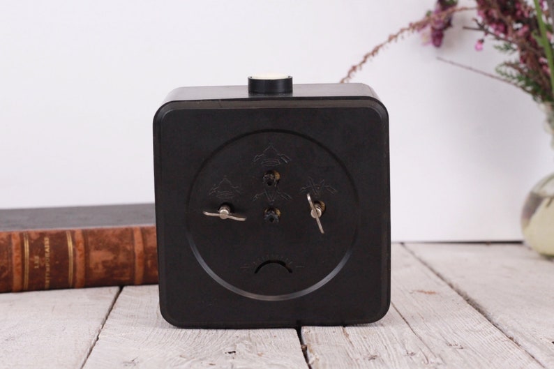 Vintage Alarm Clock Jantar, Soviet Desk Clock, Old Alarm Clock, Working ...