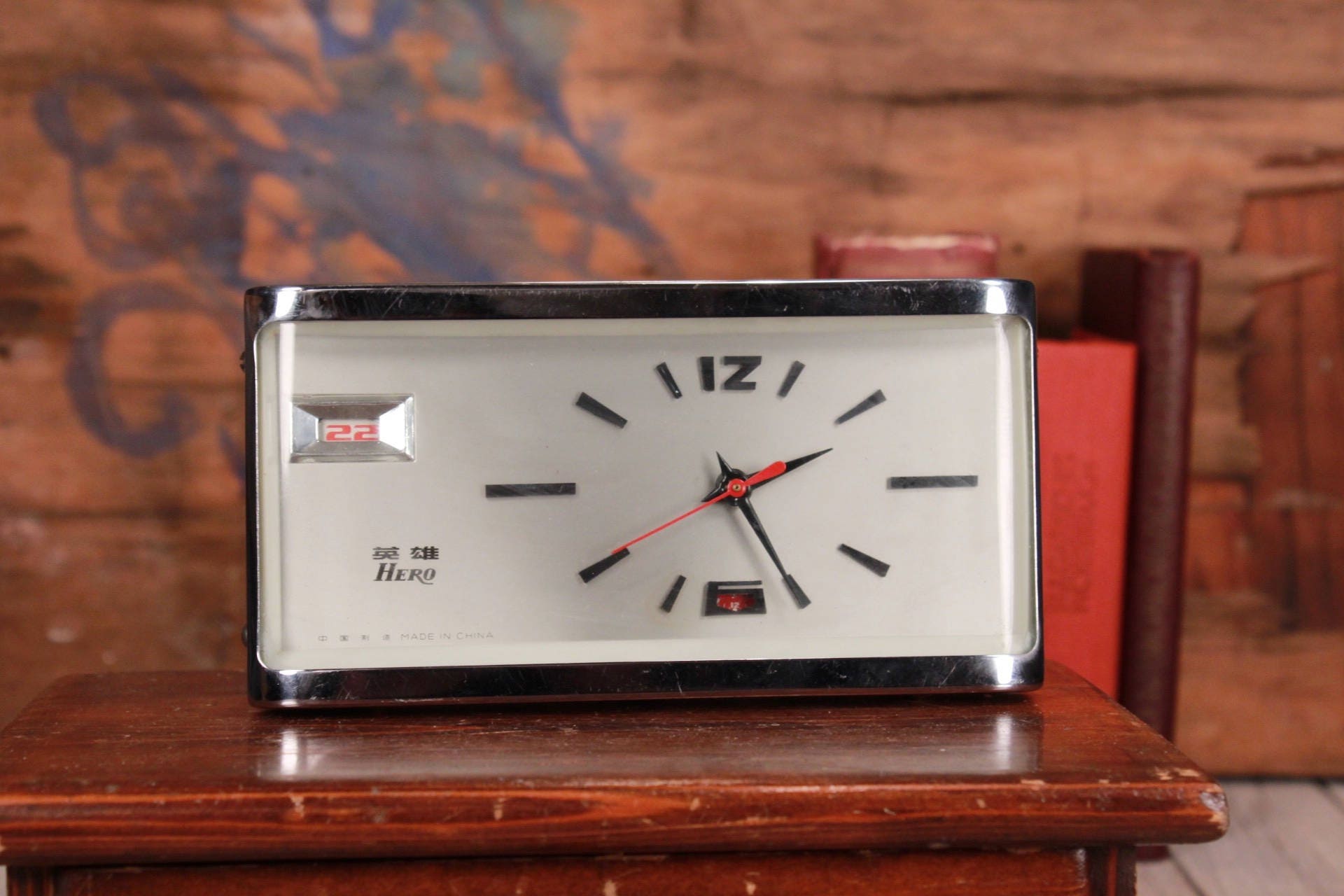 Vintage Mechanical Alarm Clock Shanghai with Flip Date Wind up | Etsy