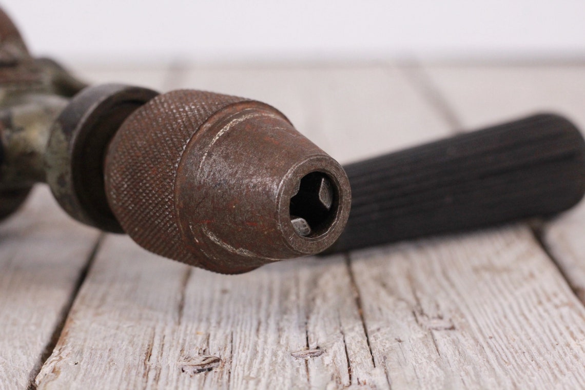 Vintage Hand Drill Primitive Woodworking Tool Carpenters Tool - Etsy