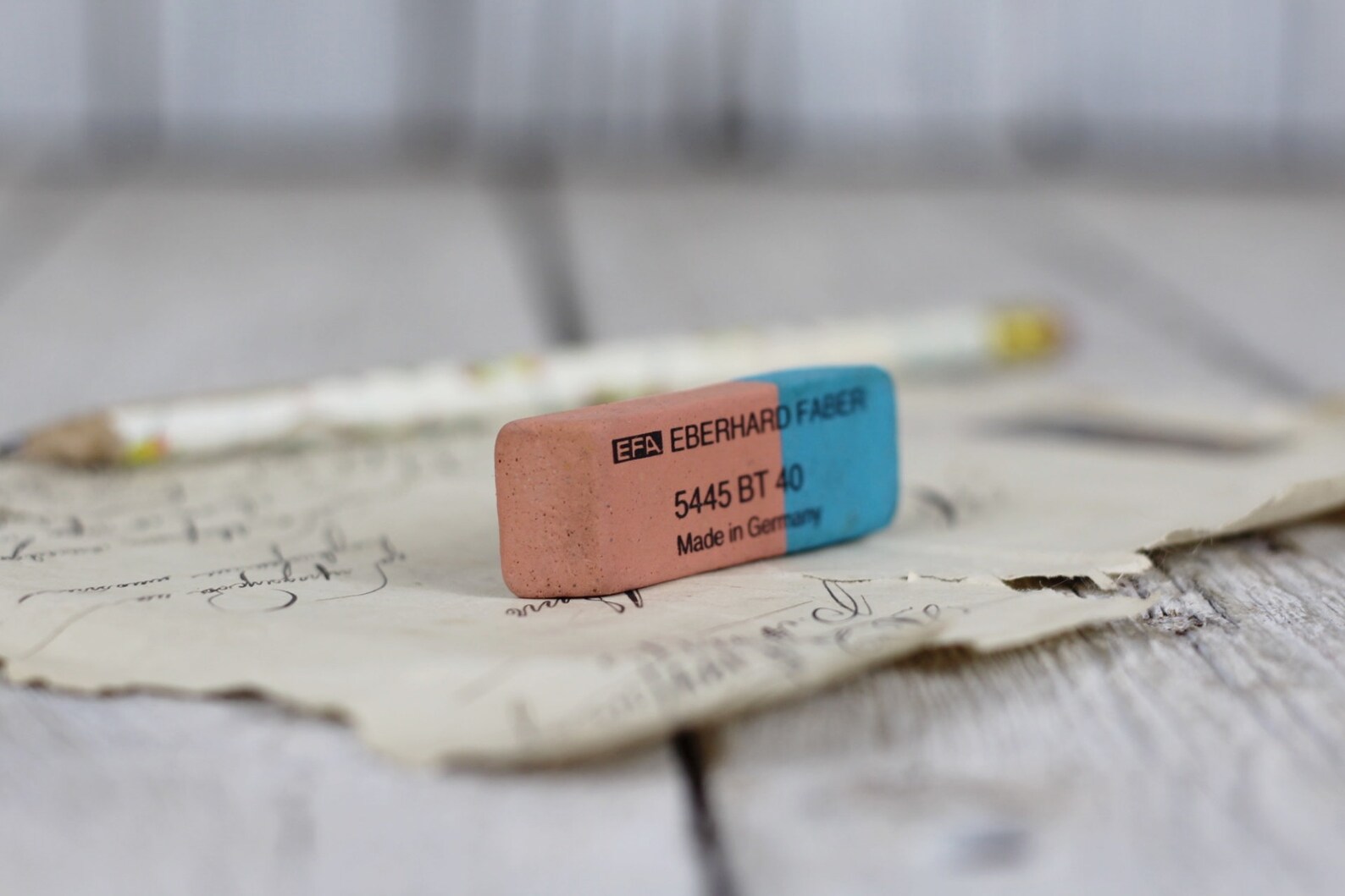 Vintage Eberhard Faber One Eraser Rubber Eraser of a Pencil | Etsy