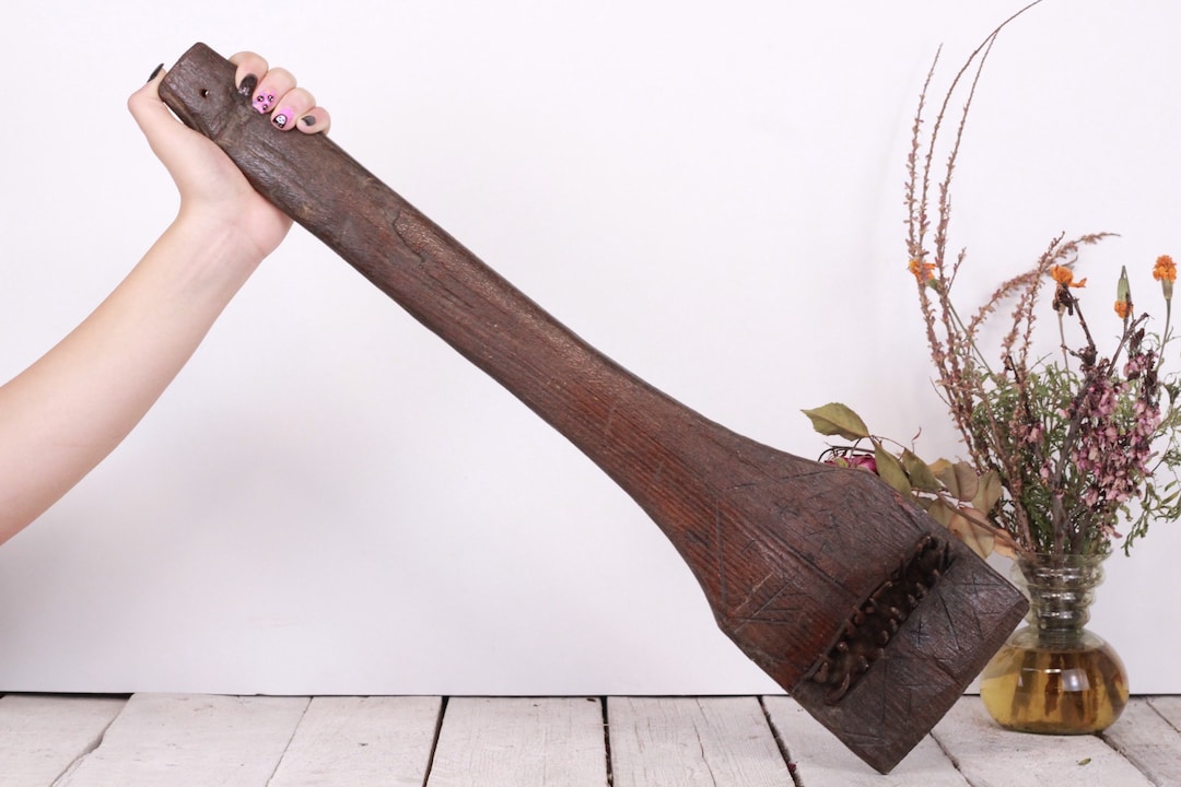 17th Century Flax Heckle, Hand Wool Comb, Teasel, Wooden Body With ...