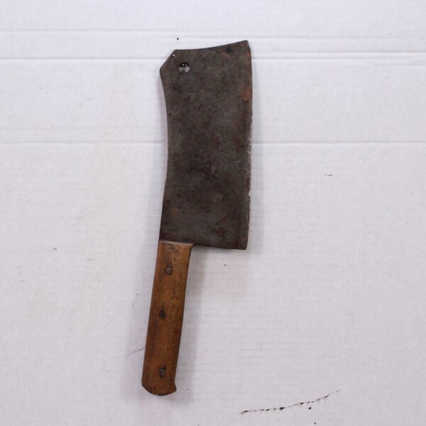 Antique Meat Cleaver - Etsy