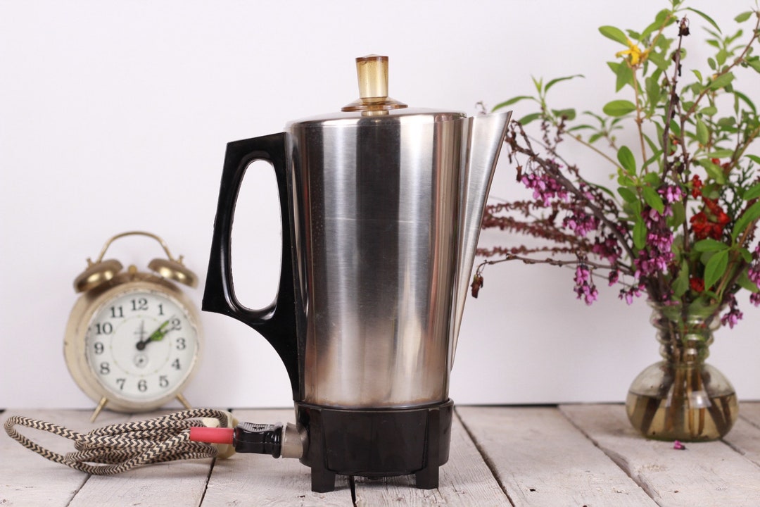 Vintage Electric Coffee Maker 1.2 Liters - Etsy