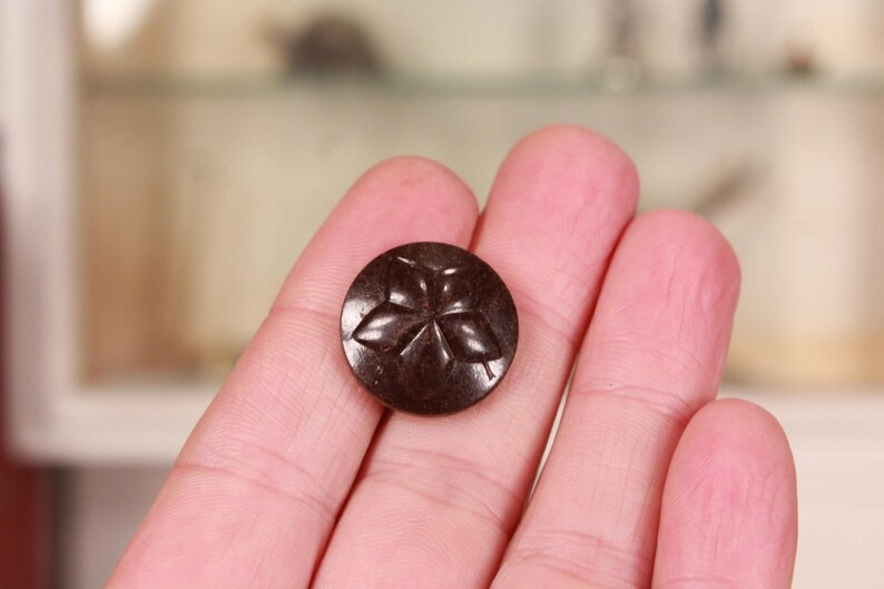 Set of 20 Military Bakelite Buttons, Vintage Brown Star Buttons, Soviet ...