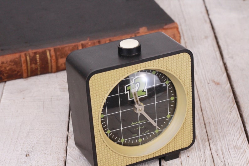 Vintage Alarm Clock Jantar, Soviet Desk Clock, Old Alarm Clock, Working ...