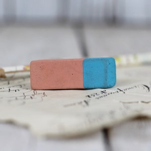 Vintage Eberhard Faber One Eraser, Rubber Eraser of a Pencil, Pencil ...