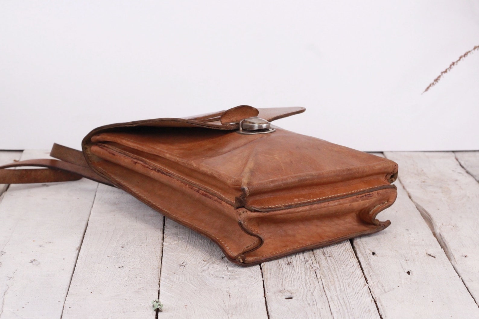 Vintage WW2 Soviet Leather Messenger Bag, Military Map Case - Etsy