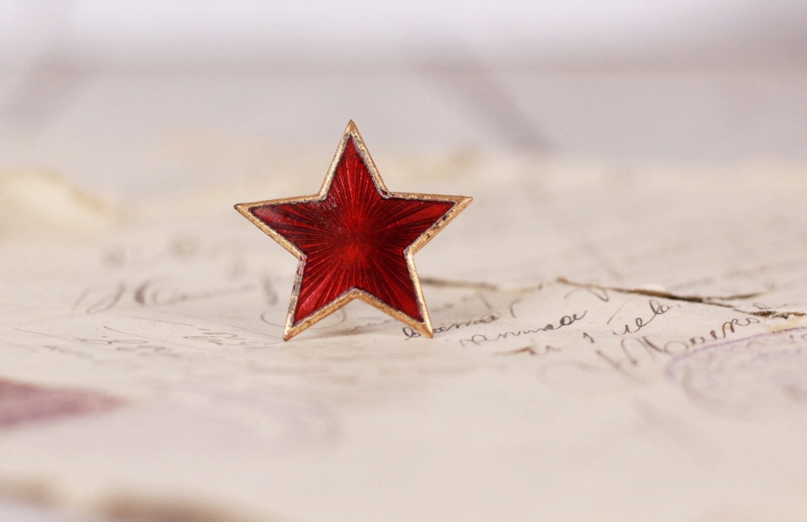 Vintage Soviet Star Pin From Military Hat Made in USSR in - Etsy