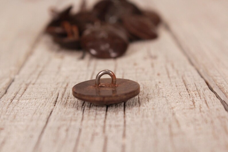 Set of 20 Military Bakelite Buttons, Vintage Brown Star Buttons, Soviet ...