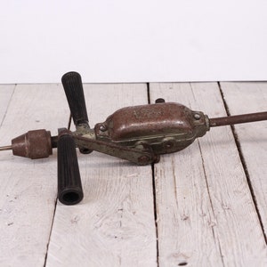 Vintage Hand Drill Primitive Woodworking Tool Carpenters Tool - Etsy