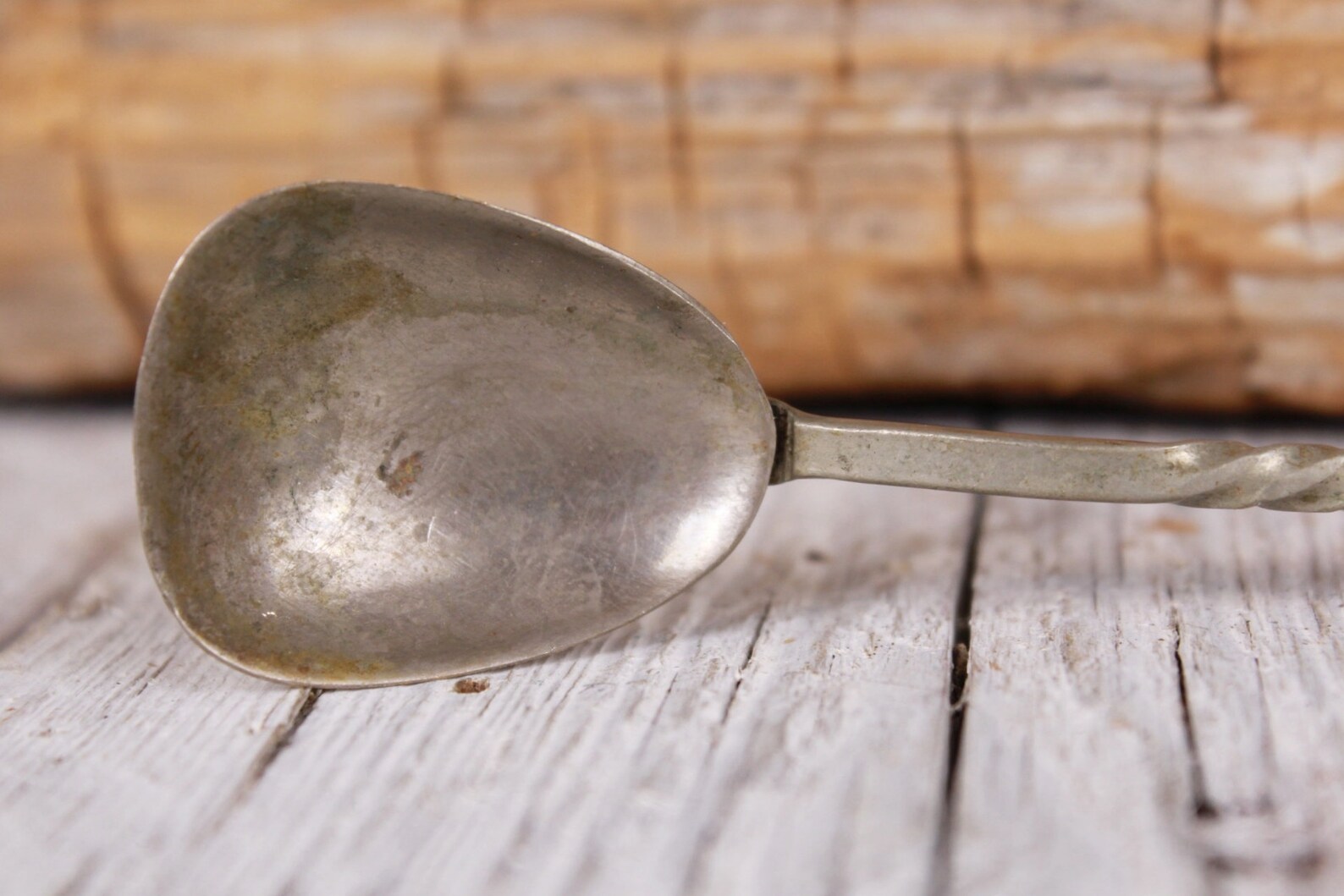 Antique Silver Plated Spoon Twisted Spoon Long Handle Spoon - Etsy UK