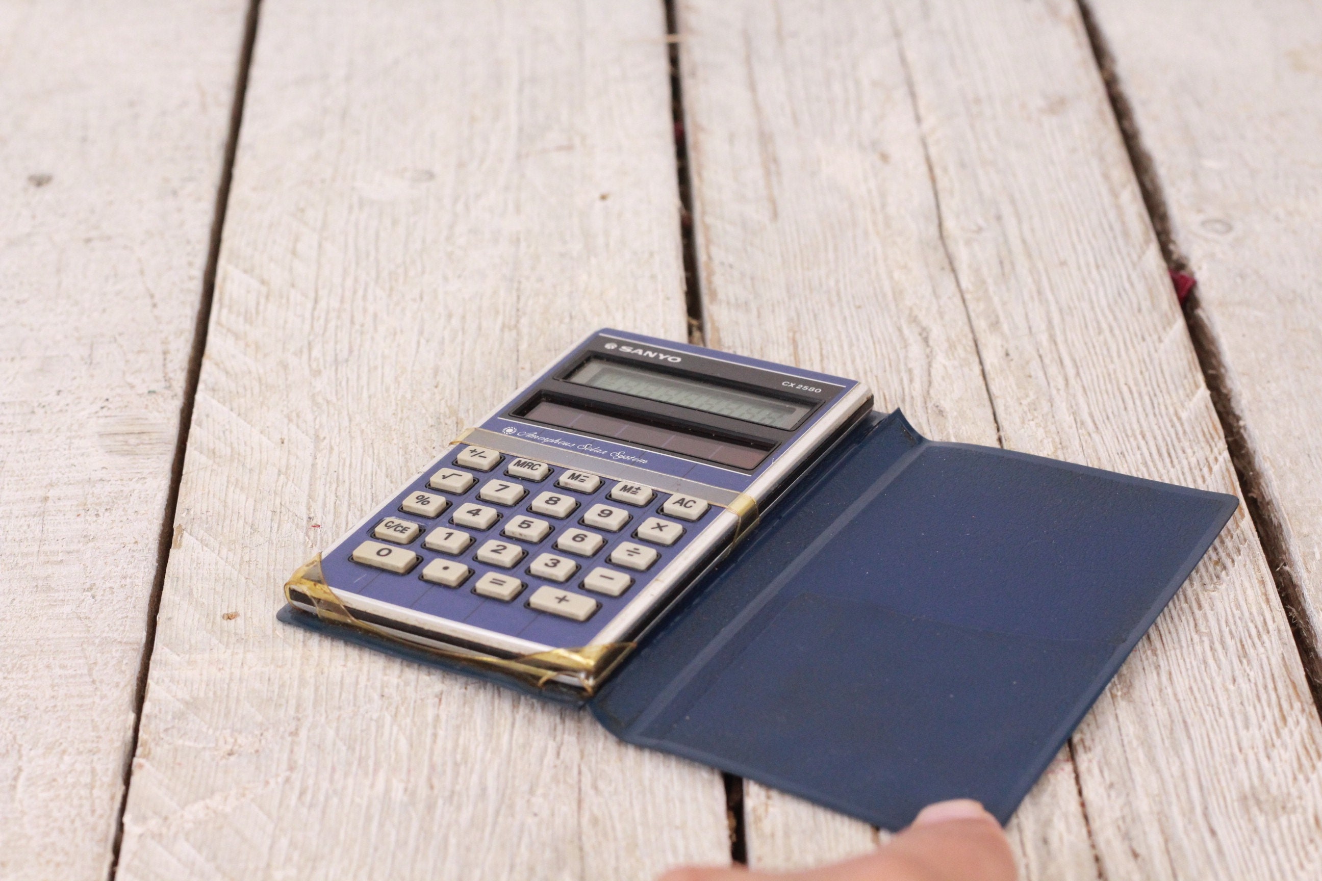 Vintage Scientific Calculator SANYO CX 2580 Portable Pocket | Etsy