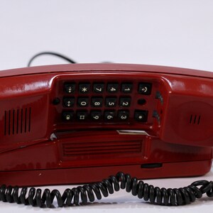 Vintage Wall Red Push Button Telephone K Fe Ap 381 Made in - Etsy