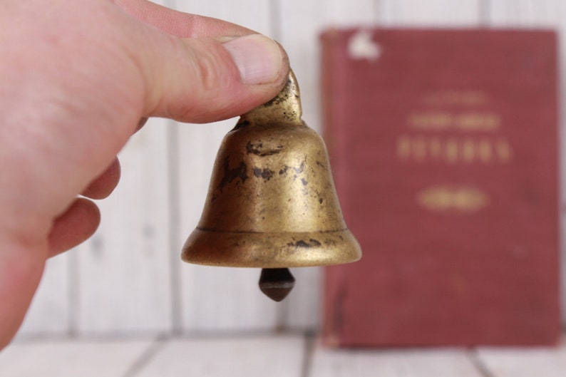 Antique Brass Bell Medium in Size Made in France | Etsy