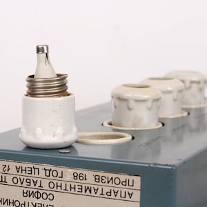 Vintage Set of Ceramic Fuses in Box, Old Electric Fuse, 30A Fuse Holder ...