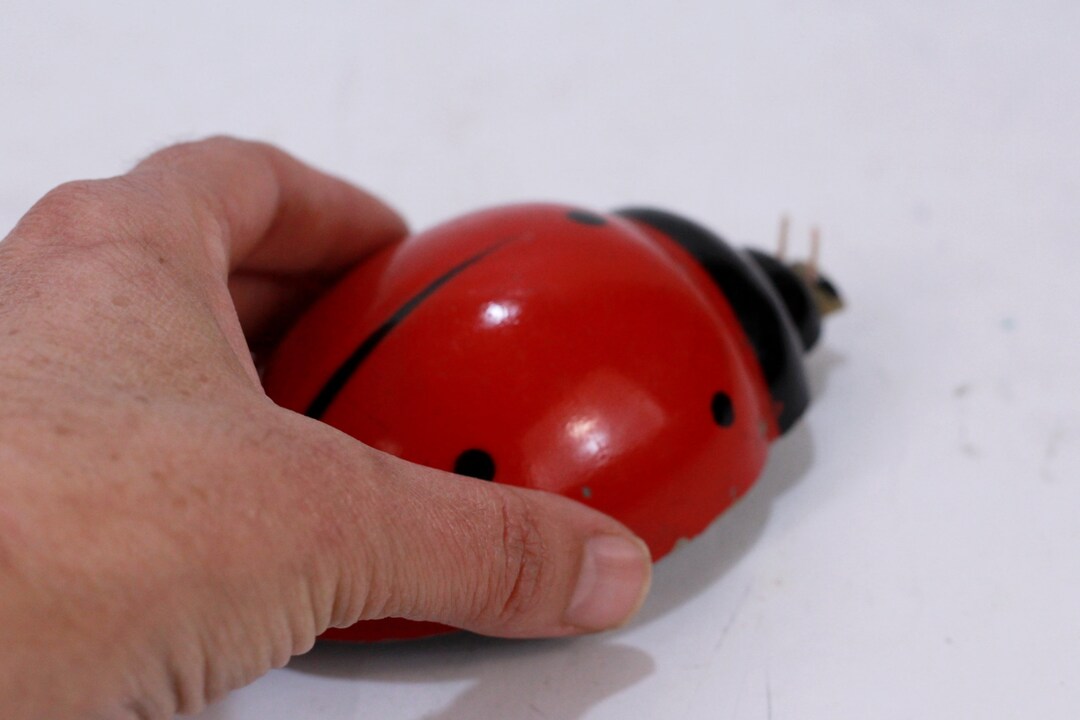 Vintage Mechanical Ladybug Wheel Toy - Made in France - Etsy UK