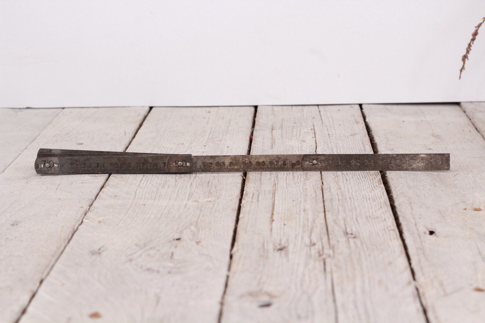 Vintage Metal Folding Ruler Tape Measure Measuring Tool - Etsy