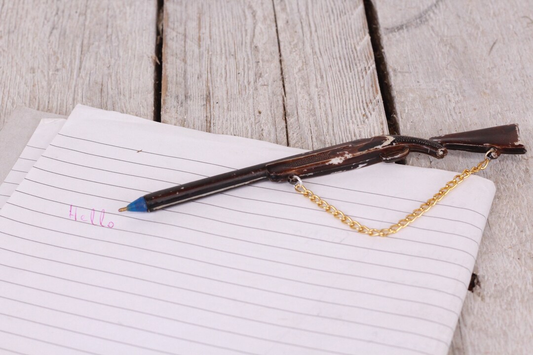 Vintage Plastic Hunter Gun Pen Mini Rifle Collectible - Etsy