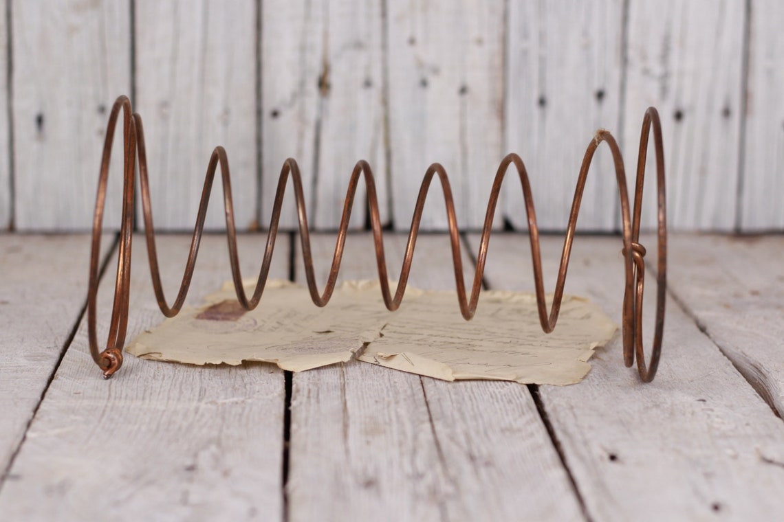 Vintage Metal Bed Spring, Rustic Industrial Desk Organizer, 9 Inches - Etsy