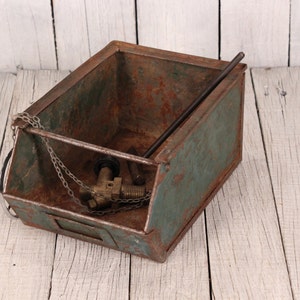 Vintage Industrial Iron Drawer Storage Box With Handle Tools Box - Etsy