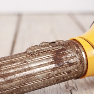 Vintage Small Yellow Flashlight, My Day Camp Lights, Two Batteries ...